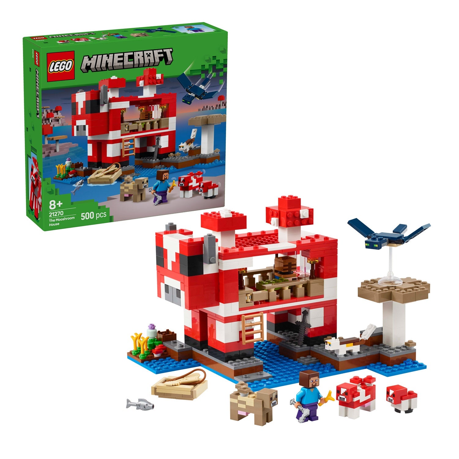 21270 LEGO Minecraft The Mooshroom House – JTS BRiCKS